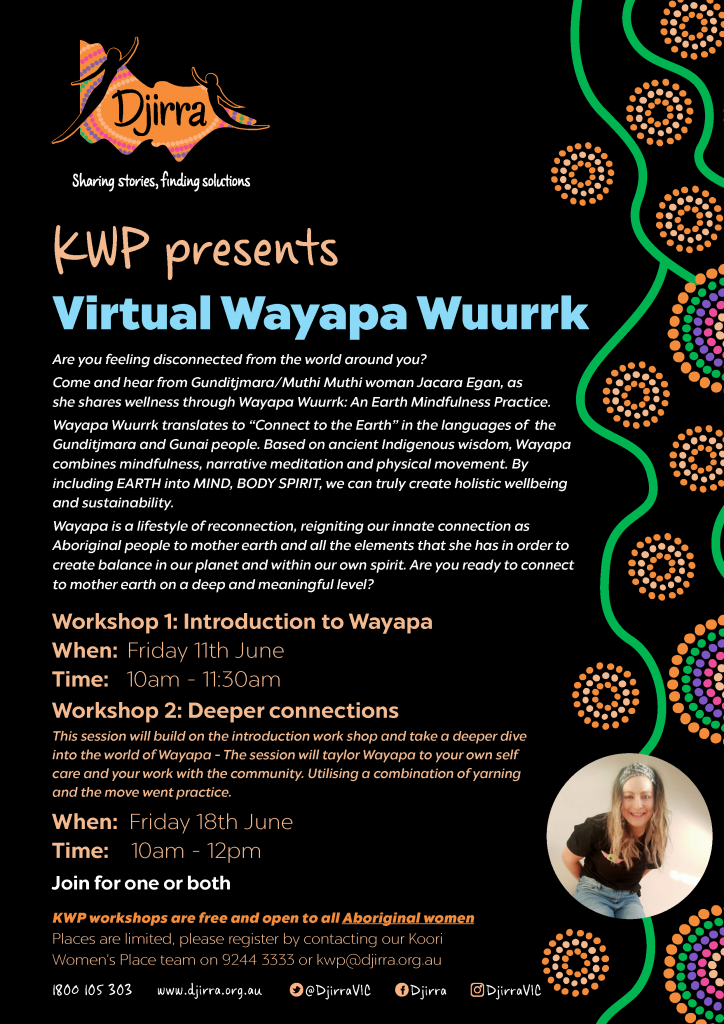 Wayapa Wuurrk (Introduction) – ONLINE – Friday 11 June | Djirra ...