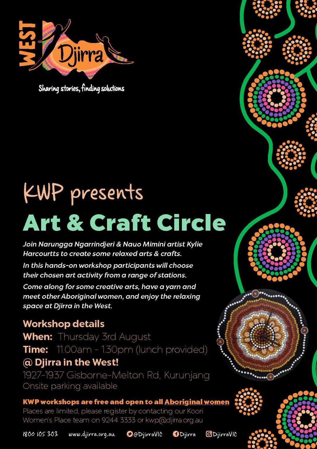 Upcoming Events | Djirra – Sharing stories finding solutions