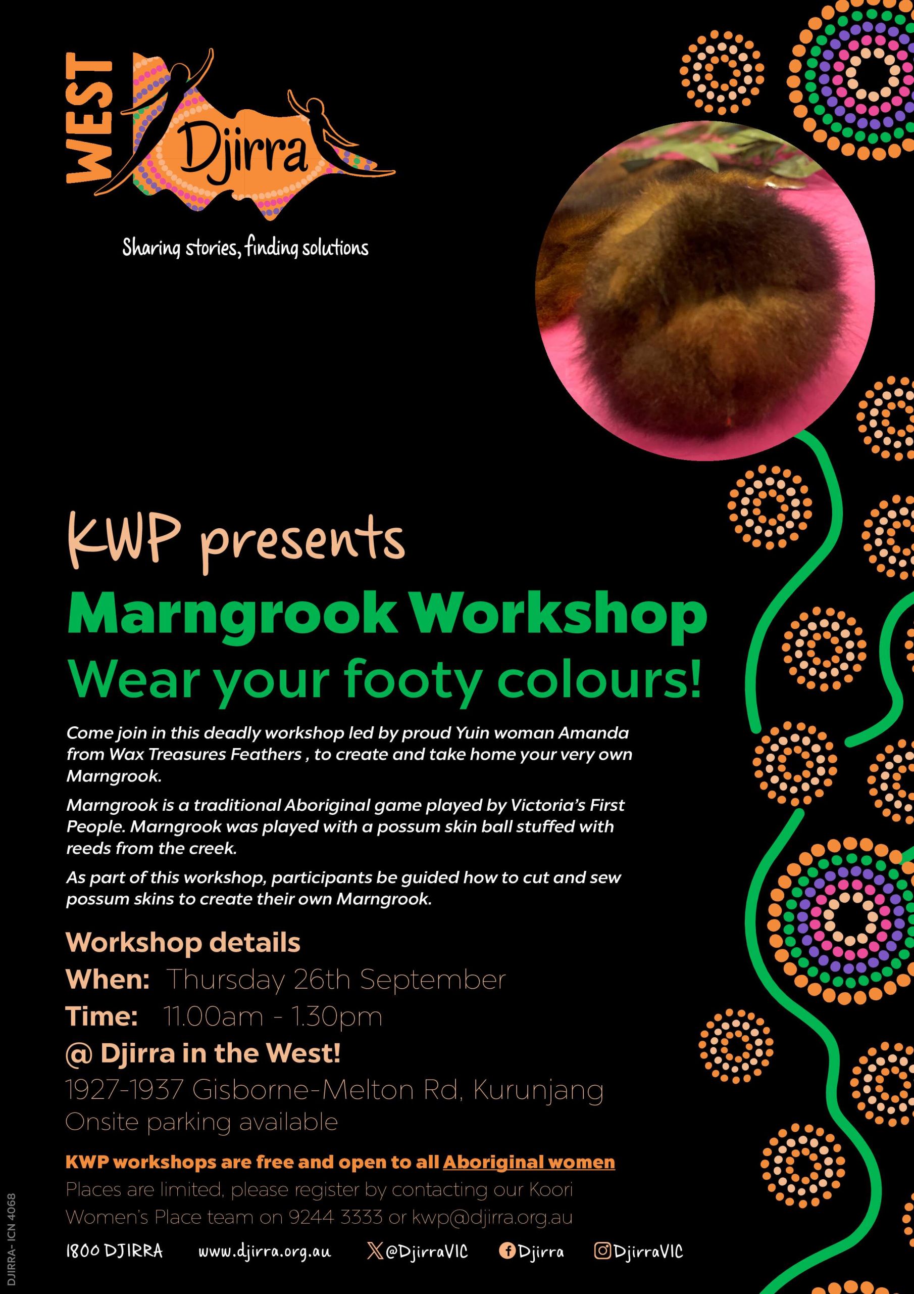 Upcoming Events | Djirra – Sharing stories finding solutions